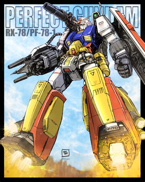 Perfect Gundam Gundam And 2 More Drawn By Moyan Danbooru