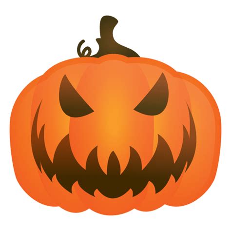 Design Png E Svg De Abóbora De Halloween Má Para Camisetas