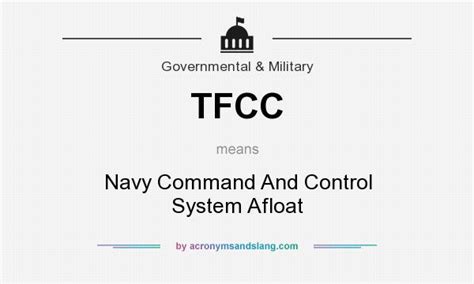 Tfcc Navy Command And Control System Afloat In Government And Military