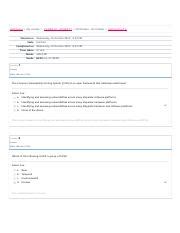 Self-Quiz Unit 8 Attempt review2.pdf - Dashboard / My courses / CS 4403 ...