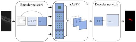 proposed saspp in the encoder decoder based segmentation model the