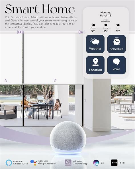 Graywind Motorized Solar Shades Smart Home Devices