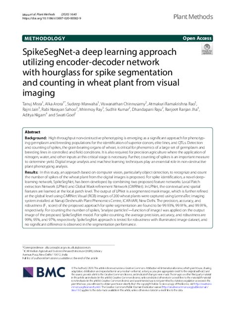 Pdf Spikesegnet A Deep Learning Approach Utilizing Encoder Decoder Network With Hourglass For