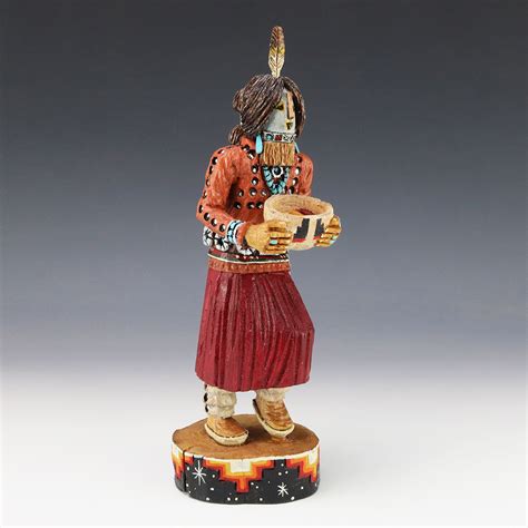 Navajo Folk Art Female Yei By Lawrence Jacquez The Crow And The Cactus