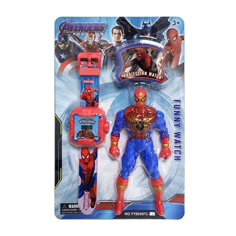 Детски комплект часовник с проектор електронен Lcd дисплей силиконова каишка и фигура