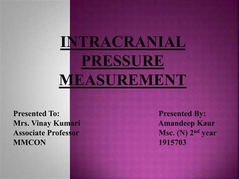 Protocol For Treatment Of Increase Intracranial Pressure Icp