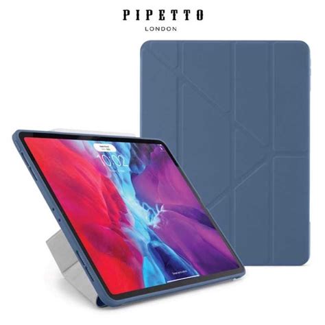 強強滾 Pipetto Ipad Pro 129吋 第4代 第3代 多角度多功能保護套 海軍藍色 強強滾生活市集 購物橘子