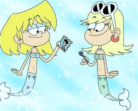 Lori Y Leni Loud Como Sirenas By Iloveyouluanloud2002 On Deviantart