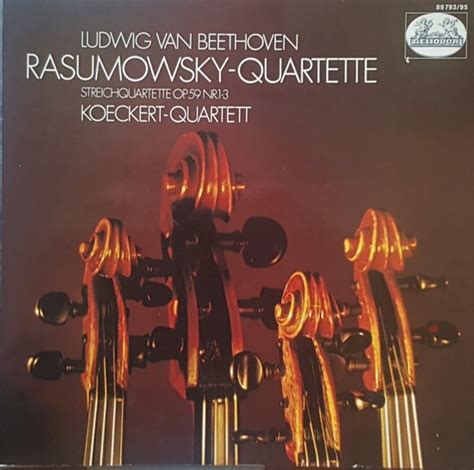 Koeckert Quartett Ludwig Van Beethoven Rasumowsky Kupindo 76324649