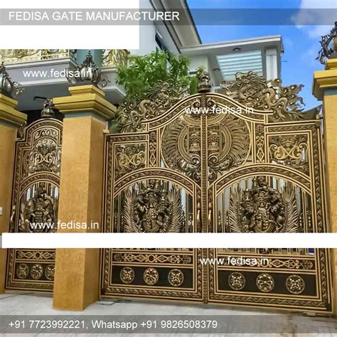 Front Gate Designs For Houses One Side Gate Design Loha Main Gate