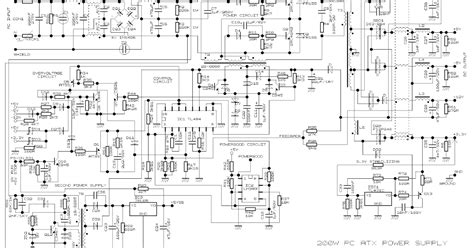 Schematic Diagram Of Power Supply Computer Power Supply Pc D