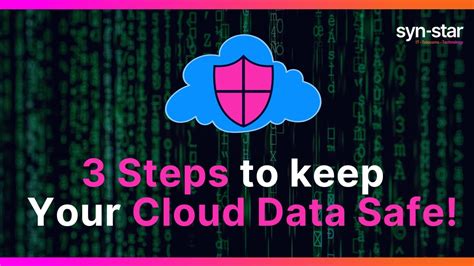How To Keep Your Cloud Data Safe YouTube