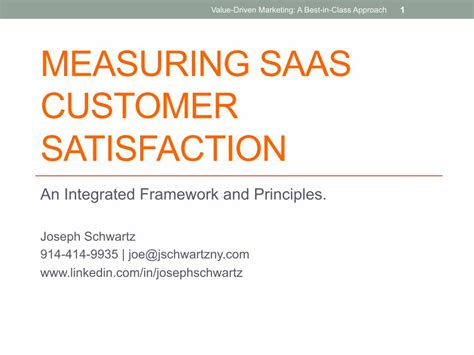 Pdf Saas Customer Satisfaction Measurement Pdfslide Net