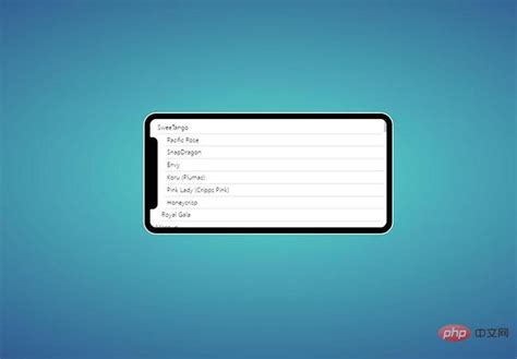 jQuery模拟iPhone下拉滚动条动画特效 免费下载 jQuery特效 PHP中文网站源代码