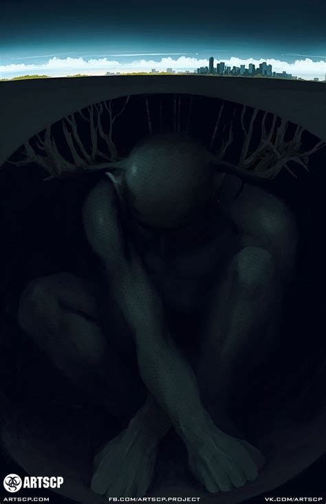 SCP Foundation ARTSCP SCP Scp Dark Creatures Urban Fantasy