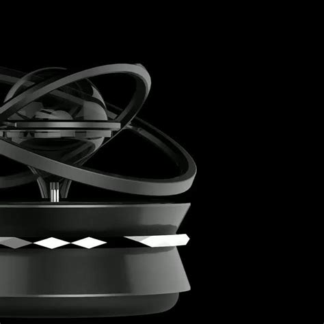 Solar Magnetic Tation Alloy รถหมุนเครื่องประดับสร้างสรรค์รถตกแต่ง Solar System Planet ผู้ถือ