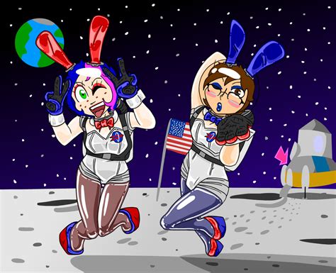 Apollo Bunnies Happy 50th Anniversary Apollo 11 By Spaceboi