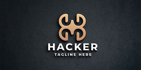 Hacker Letter H Logo Template By Modernikdesign Codester