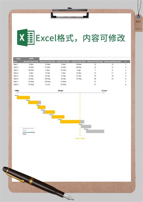 橙色阶梯图xexcel模板橙色阶梯图xexcel模板下载其他 脚步网
