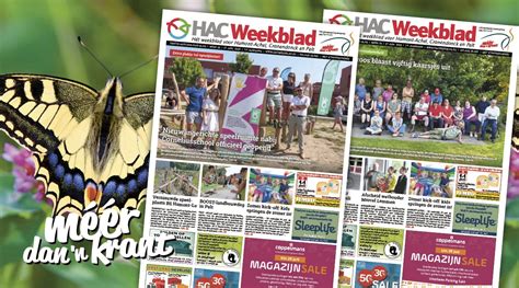 Nieuw Jaarprogramma CC Palethe Met Grote Namen HAC Weekblad