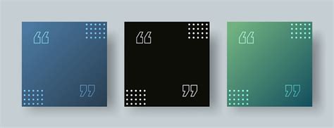 따옴표 프레임 빈 템플릿 세트 텍스트에 대한 복사 공간이 있는 최신 빈 따옴표 템플릿입니다 현대 배경에 대한 인용 부호 테두리 텍스트 상자 인용 부호에 대한 스톡 벡터 아트