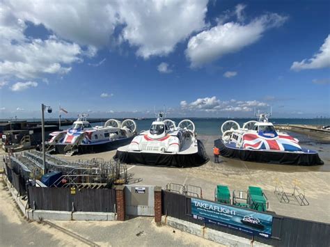 The First Of Three Hovercraft For The Oita Prefecture In Japan