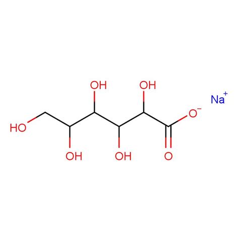 Sodium Gluconate Molecular Structure Chemical Structure Functional