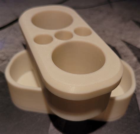 3 Toothbrush And 2 Toothpaste Holder By C3dd Download Free Stl