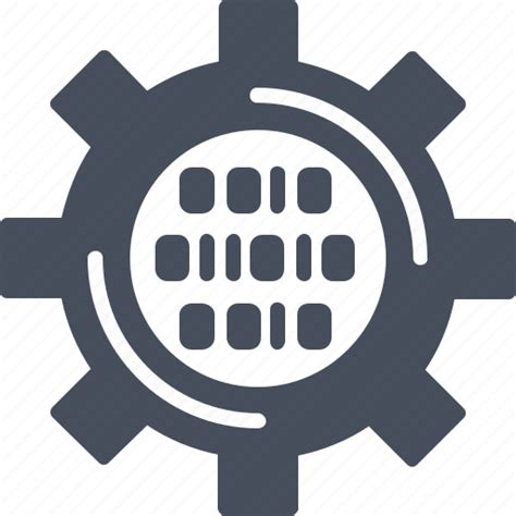 Binary Code Search Settingiconiconsdesignvector Icon Download On