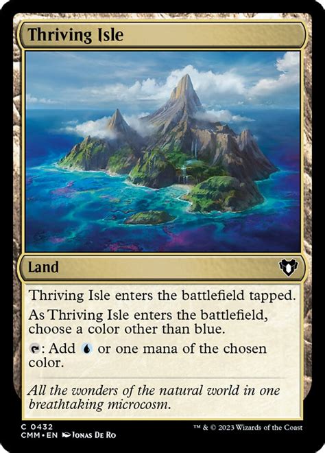 Thriving Isle · Commander Masters Cmm 432 · Scryfall Magic The