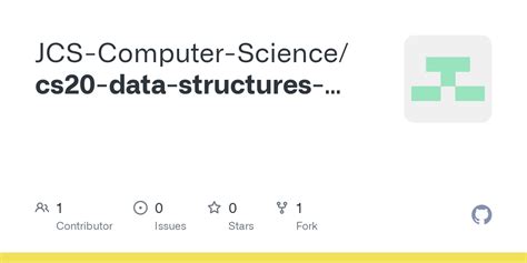 GitHub JCS Computer Science Cs20 Data Structures Template
