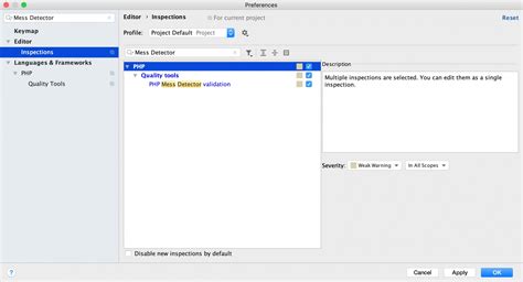 Настраиваем проверки Php кода в Phpstorm и не только