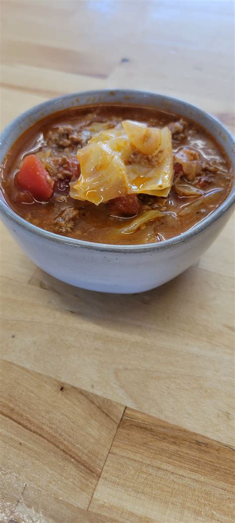 Food Is Fuel Our Soup Of The Day Is Unstuffed Cabbage Roll