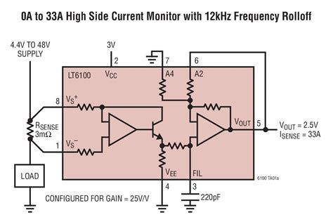 Lt6100 Typical Application Reference Design Analog Amplification