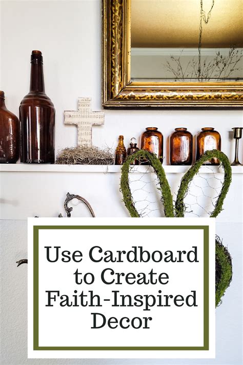 Use Cardboard To Create Faith Inspired Decor Kim Pepper Blog