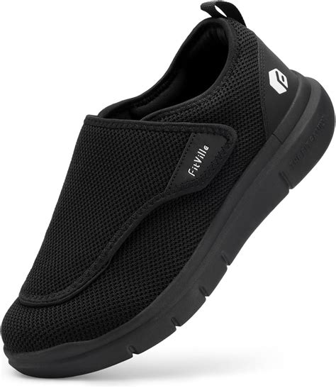 Fitville Chaussures Diabétiques Pour Homme Extra Larges Chaussures