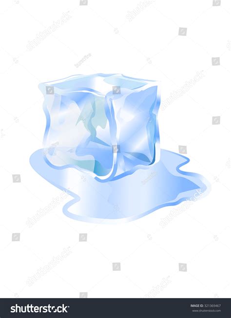 Ice Block Icon Vector Illustration Frozen Stock Vector Royalty Free 321369467 Shutterstock