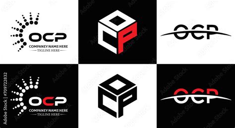 Ocp Logo O C P Design White Ocp Letter Ocp O C P Letter Logo Design