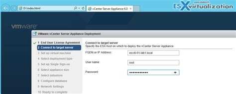 How To Install Vmware Vcsa 60 Esx Virtualization