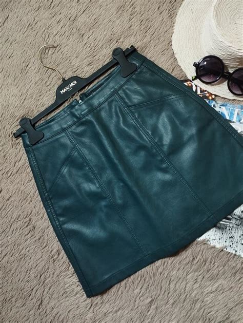 Гарна шкіряна коротка спідниця — ціна 149 грн у каталозі Міні спідниці Купити жіночі речі за