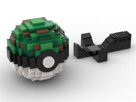Lego Moc Pokemon Safariball By Jedi Plb Rebrickable Build With Lego