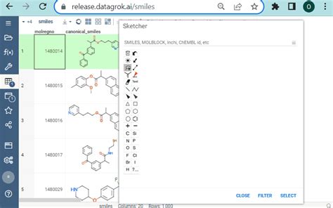 Chem Recent Molecules In Sketcher Are Not Drawn Issue 1265