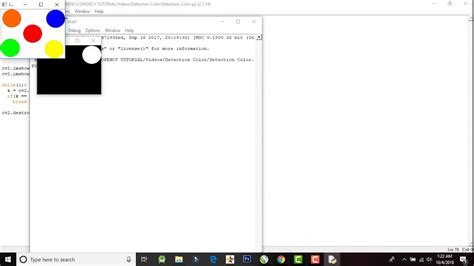 Detection Color With Opencv Python Youtube