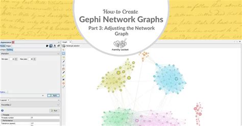 Creating Gephi Network Graphs Part 3 Adjusting The Network Graph