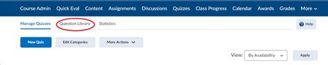 Import A Quiz Or Exam Questions From A Csv Into Your Questions Library