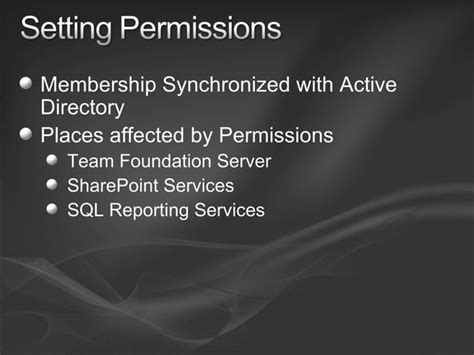 Tfs Administration Overview Ppt