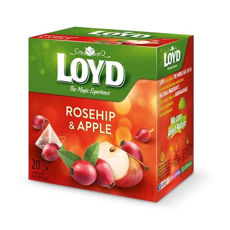 Loyd Tea чай Пирамида Шиповник And Яблоко 20 пакетиков 40 г