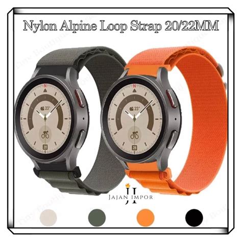 Jual Tali Jam Loop Alpine Universal Model I Watch 20mm 22mm Elastis Nilon Untuk Jam Tangan