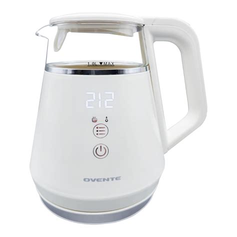 Ovente 1500w Electric Kettle With 5 Temperature Control Presets Curacao