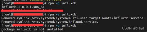 Influxdb20 Linux 安装 卸载influxdb2 卸载 Dpkg Csdn博客